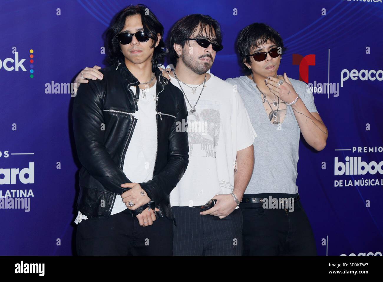 Latin Mafia arrives on the red carpet at the 2025 Latin Billboard Music ...