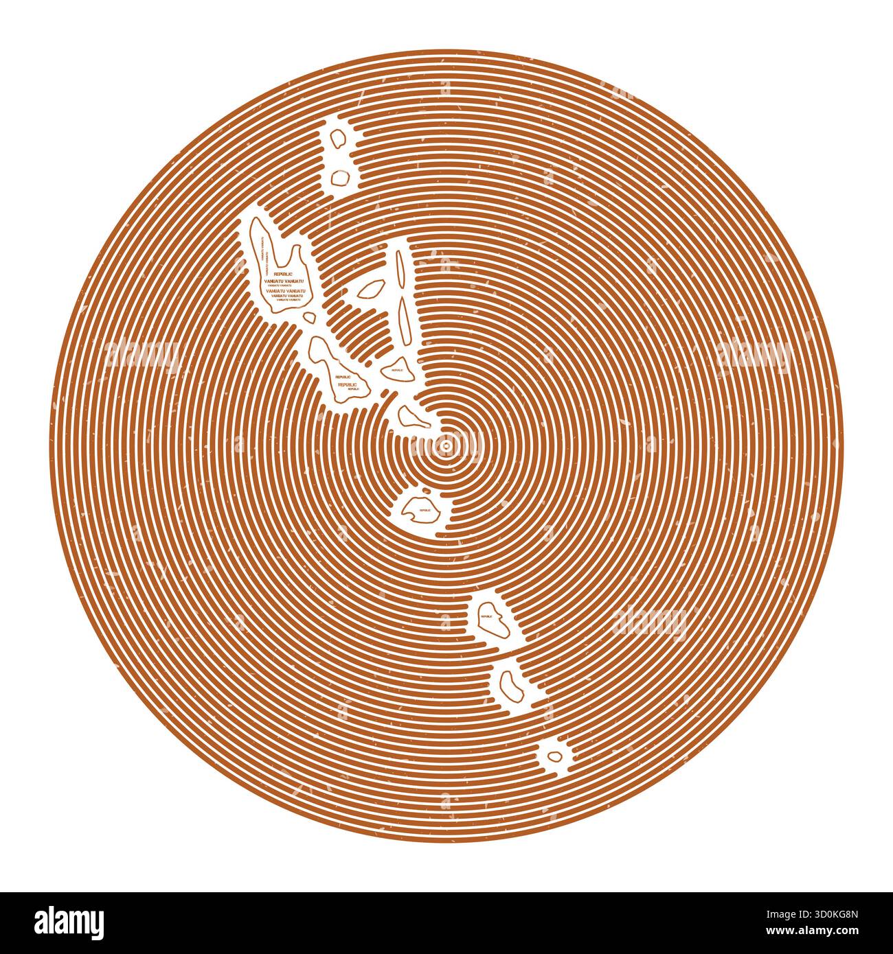 Vanuatu vector image. Country round logo design. Vanuatu poster in ...
