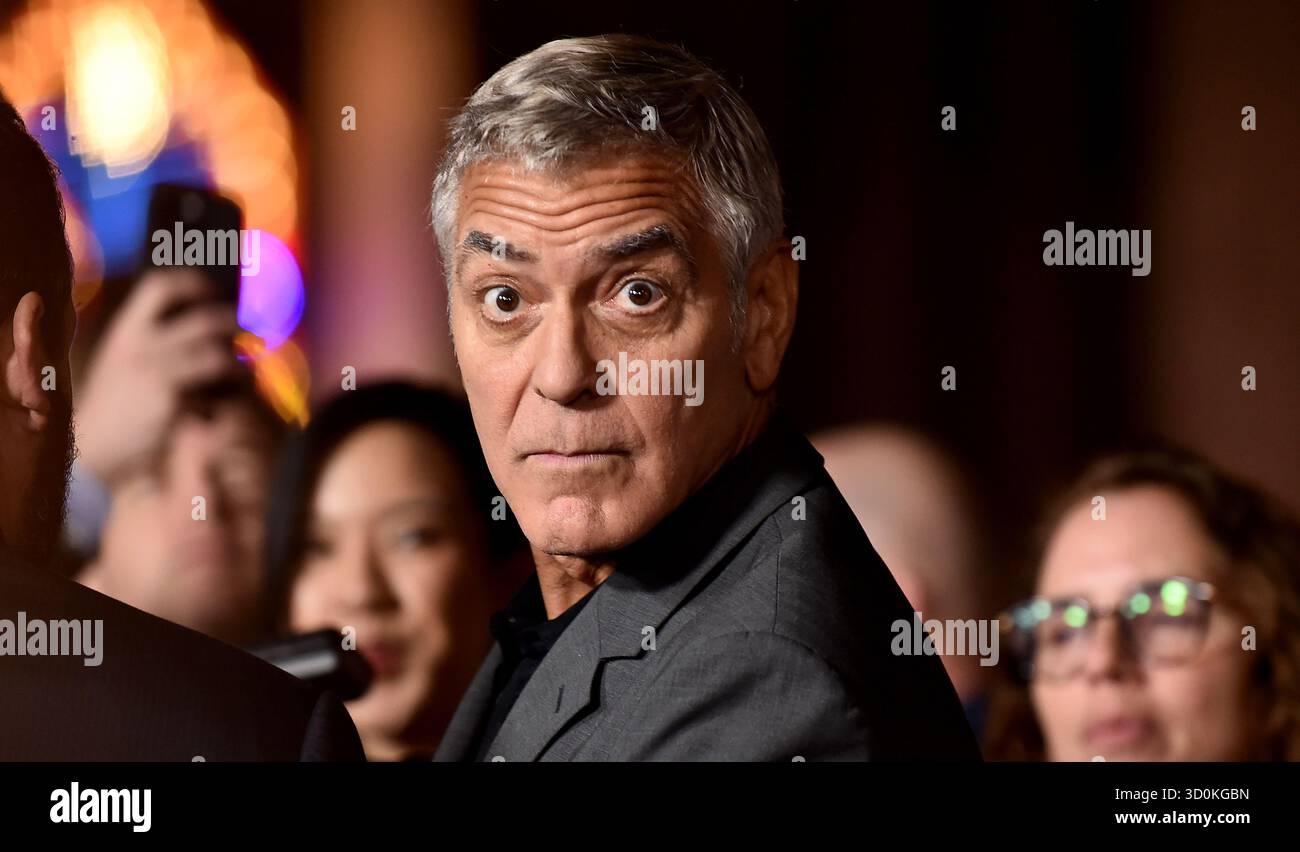 George Clooney arriving to AFI Fest 2025 “Jay Kelly” premiere screening ...