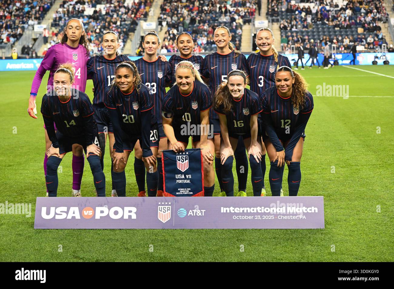 Chester, Pennsylvania, USA. 23rd Oct, 2025. The US Women's National ...