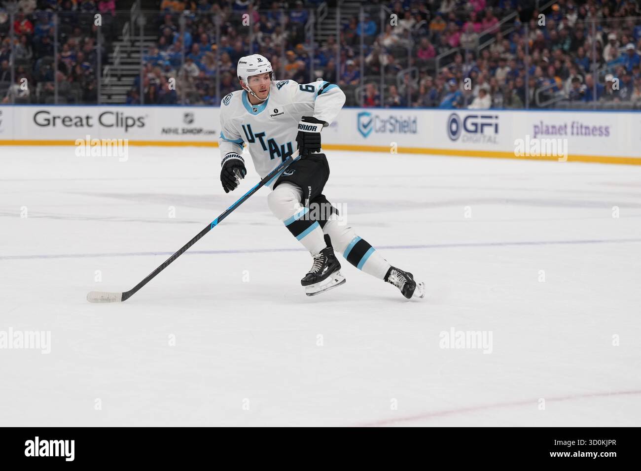 Utah Mammoth's John Marino in action during the first period of an NHL ...