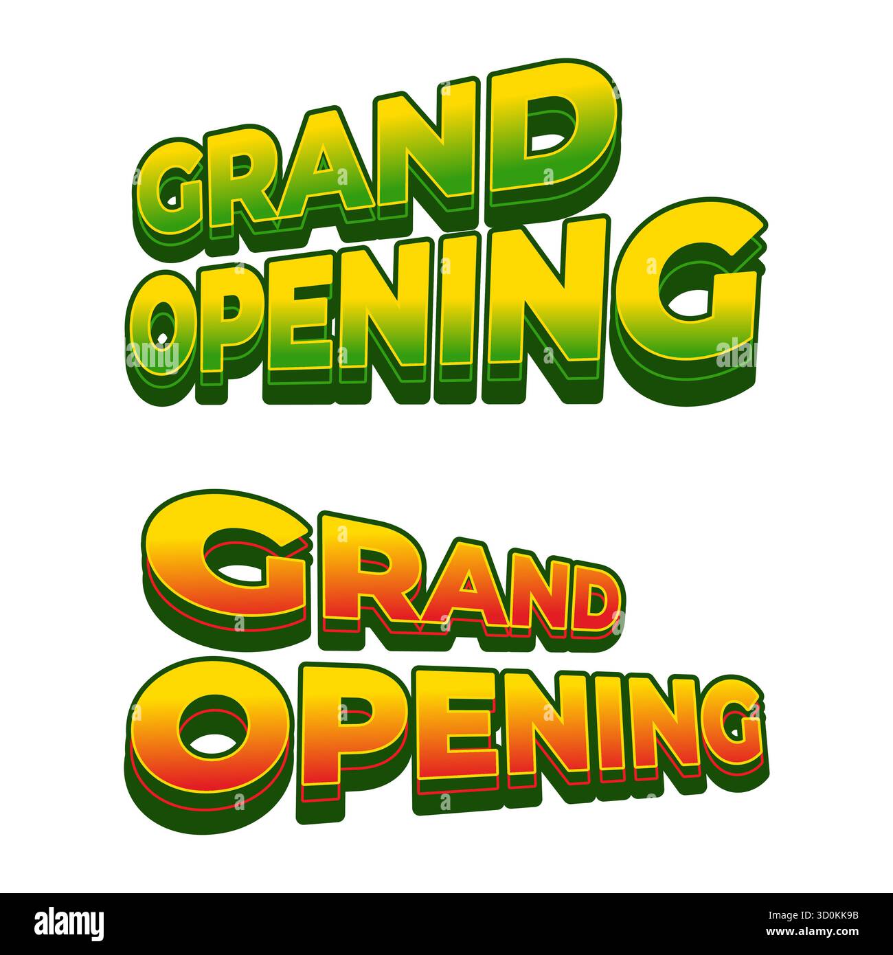 Grand opening eye catching Cut Out Stock Images & Pictures - Alamy