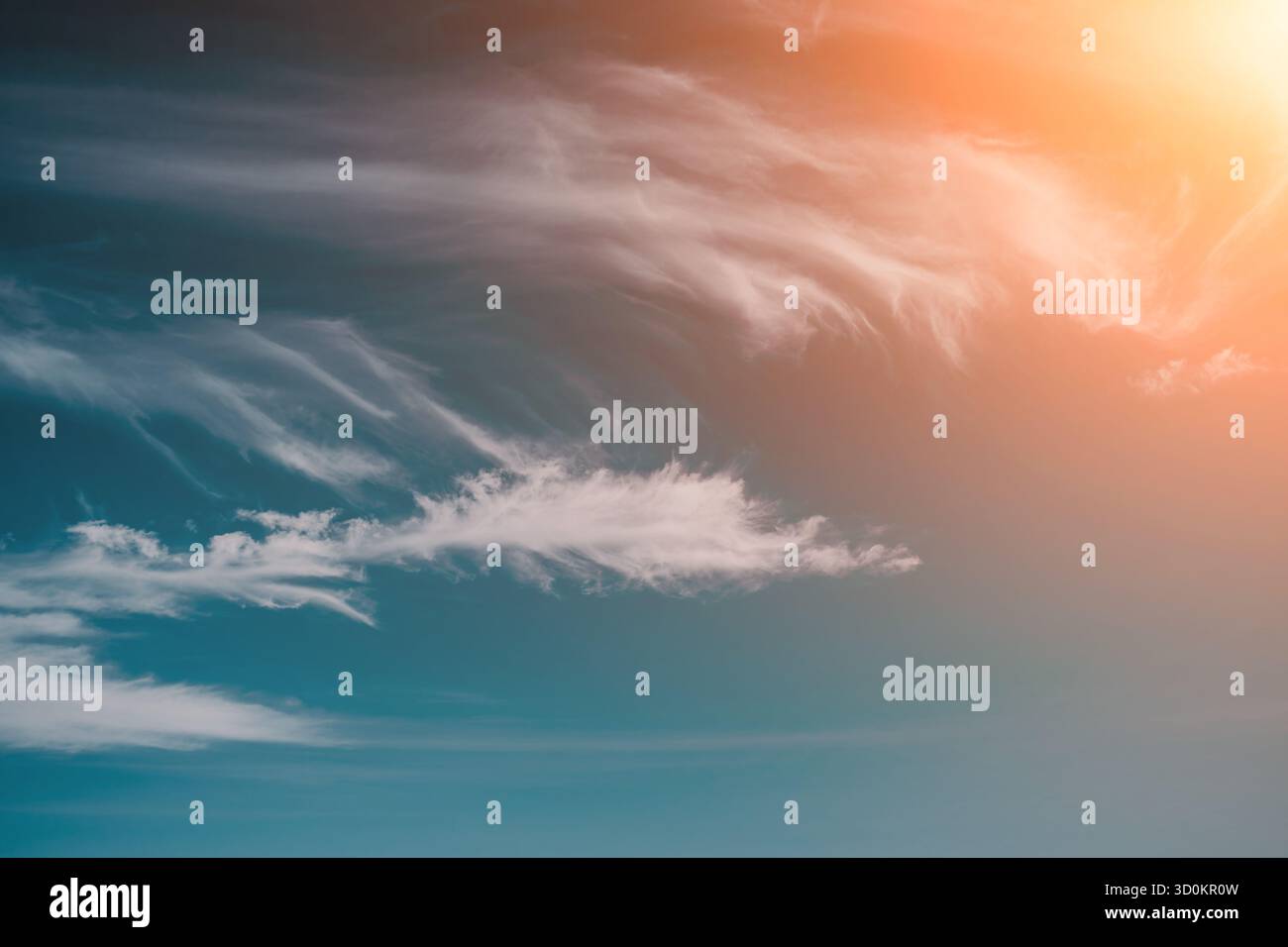 Beautiful gentle sky cirrus hi-res stock photography and images - Alamy