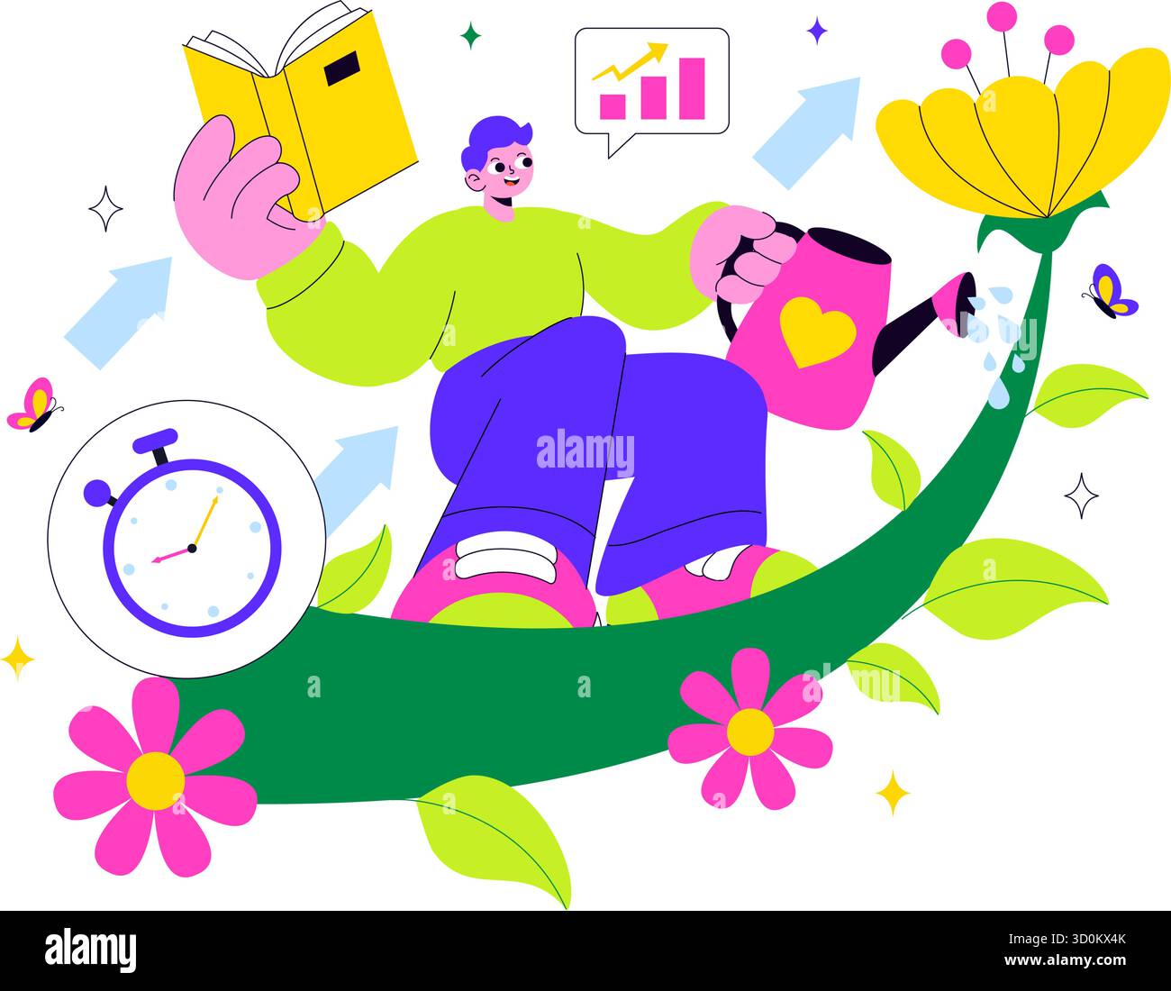 Personal growth motivation through Stock Vector Images - Alamy