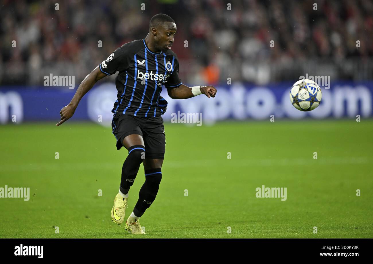 Carlos Forbs Club Brugge FC Brugge (09) Champions League ball action ...