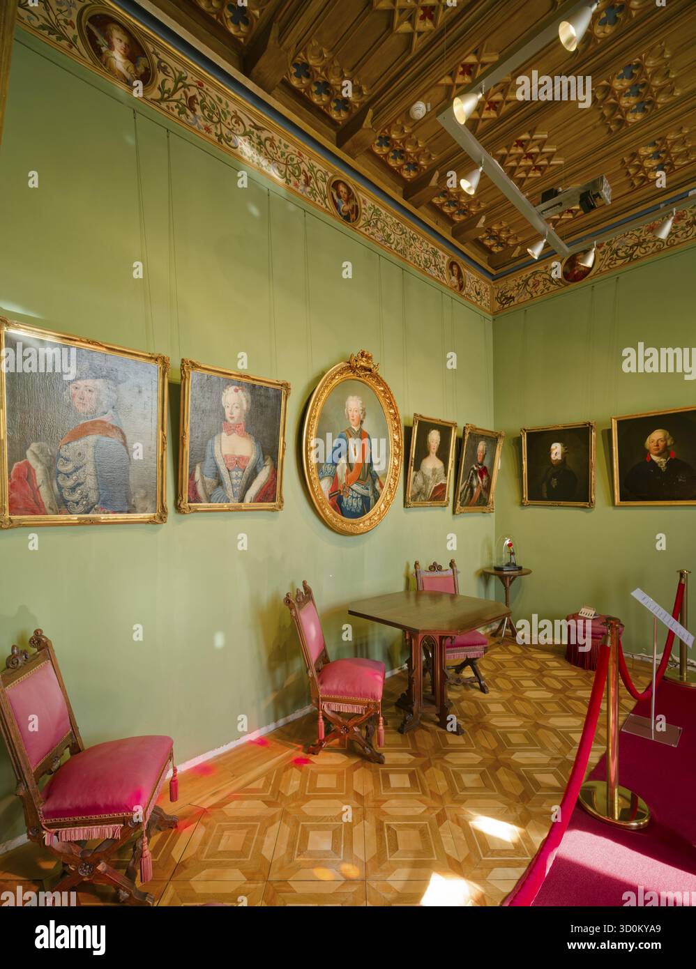 Hohenzollern castle, germany interior hi-res stock photography and ...