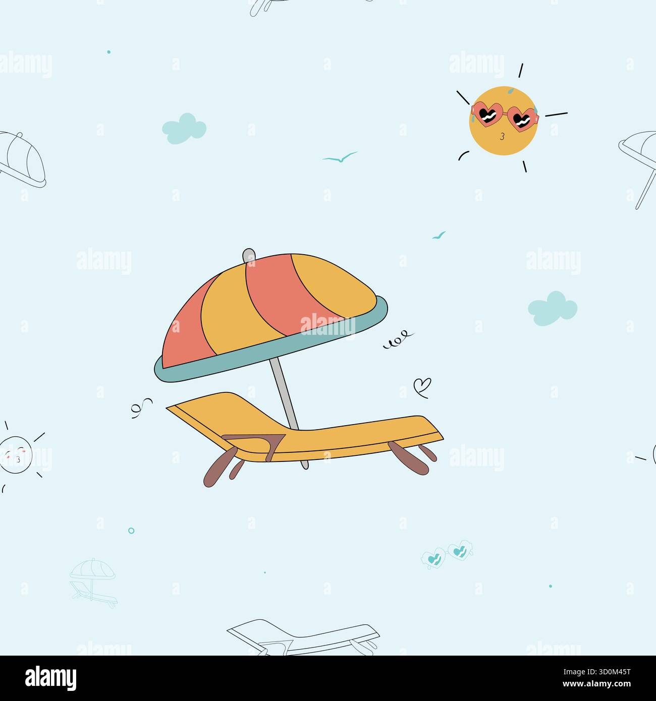 Holiday vibes summer Stock Vector Images - Alamy