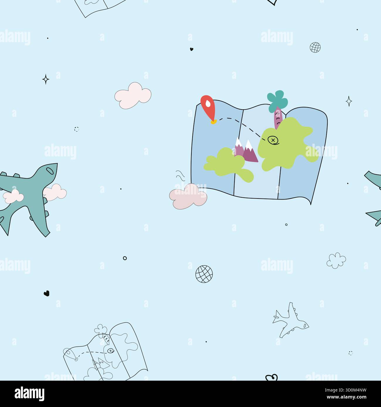 Creative design in pastel Stock Vector Images - Alamy