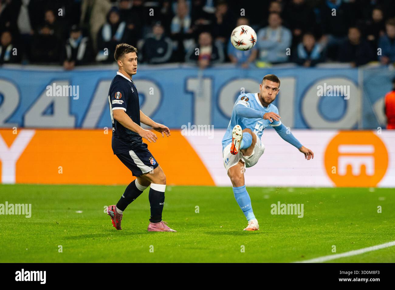 Malmo, Sweden. 23rd, October 2025. Busanello (25) of Malmo FF seen ...