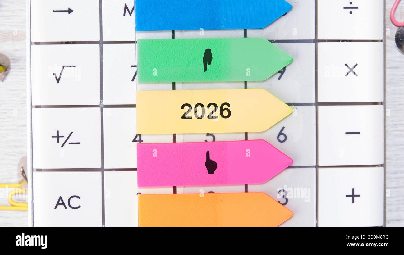 2026 calendar dates hi-res stock photography and images - Alamy