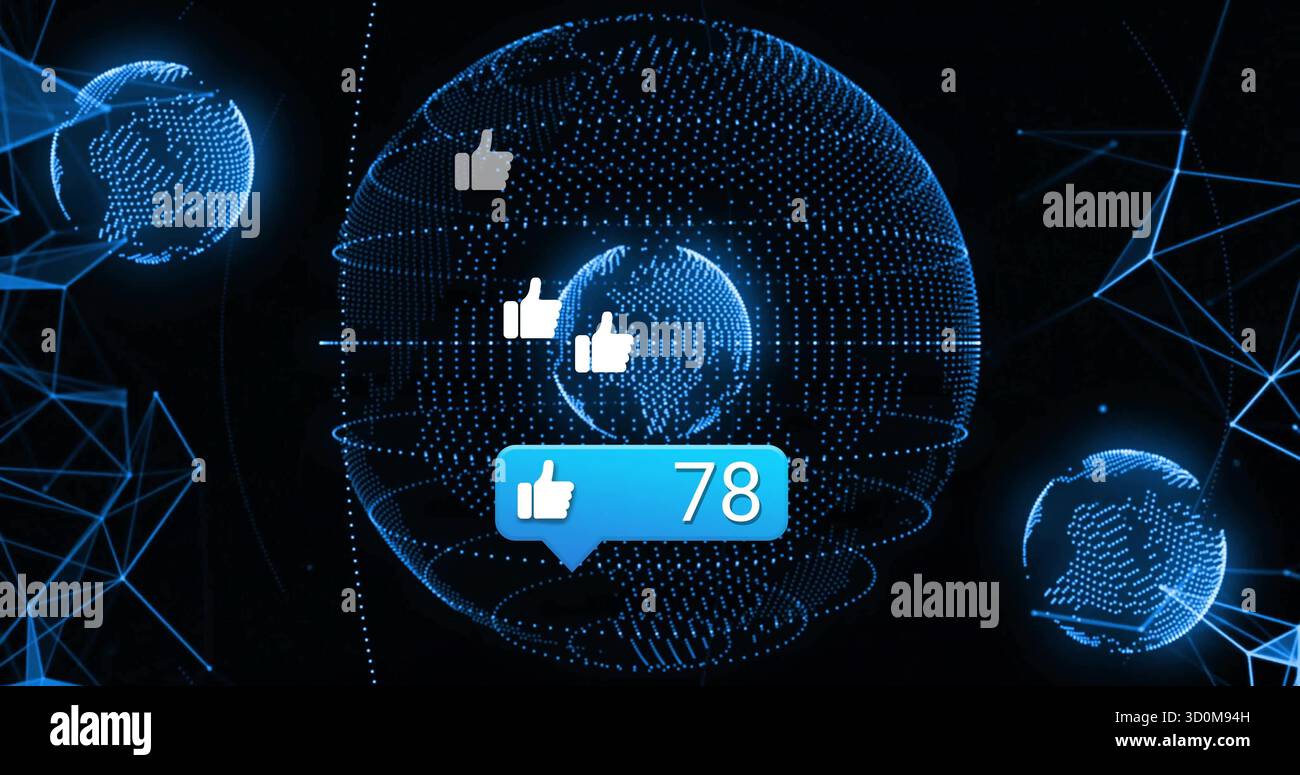 Central blue globe emitting hi-res stock photography and images - Alamy