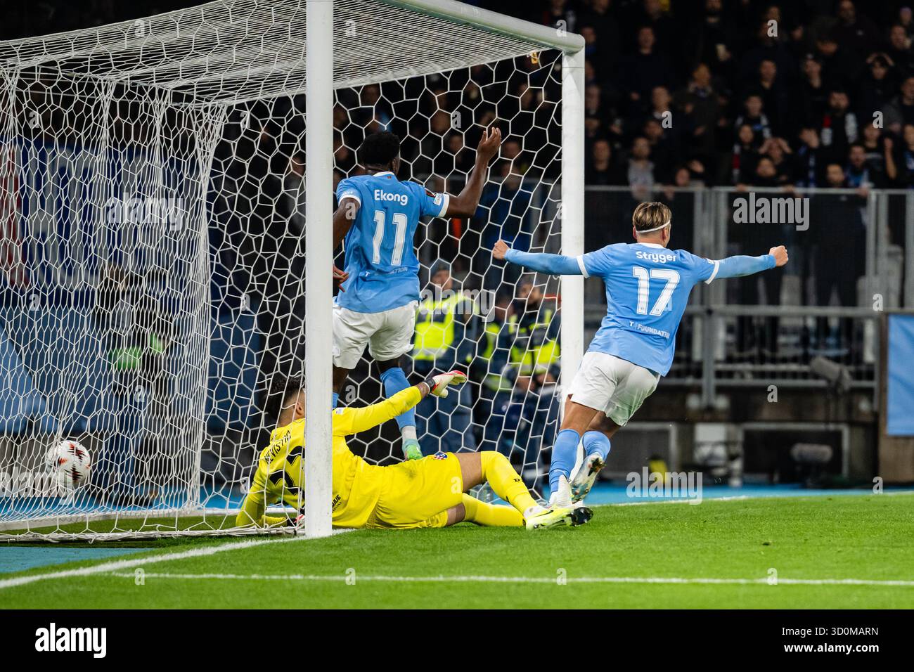Malmo, Sweden. 23rd, October 2025. Celebration after Oscar Lewicki ...