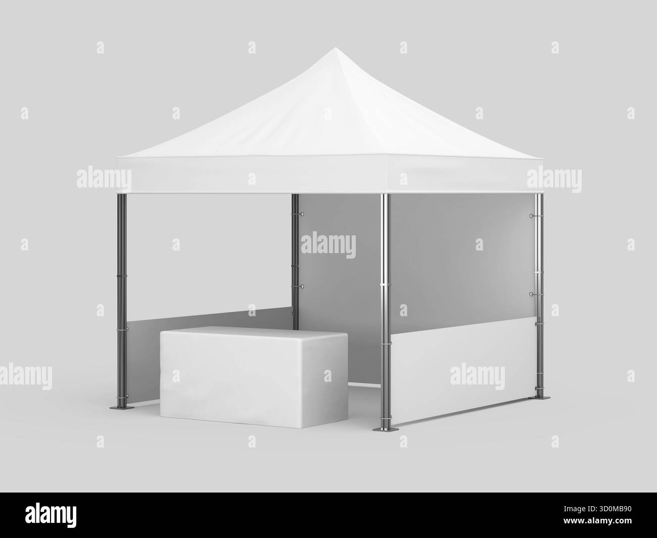 Red Portable Event Canopy Tent and Booth Stand Mockup Stock Photo - Alamy