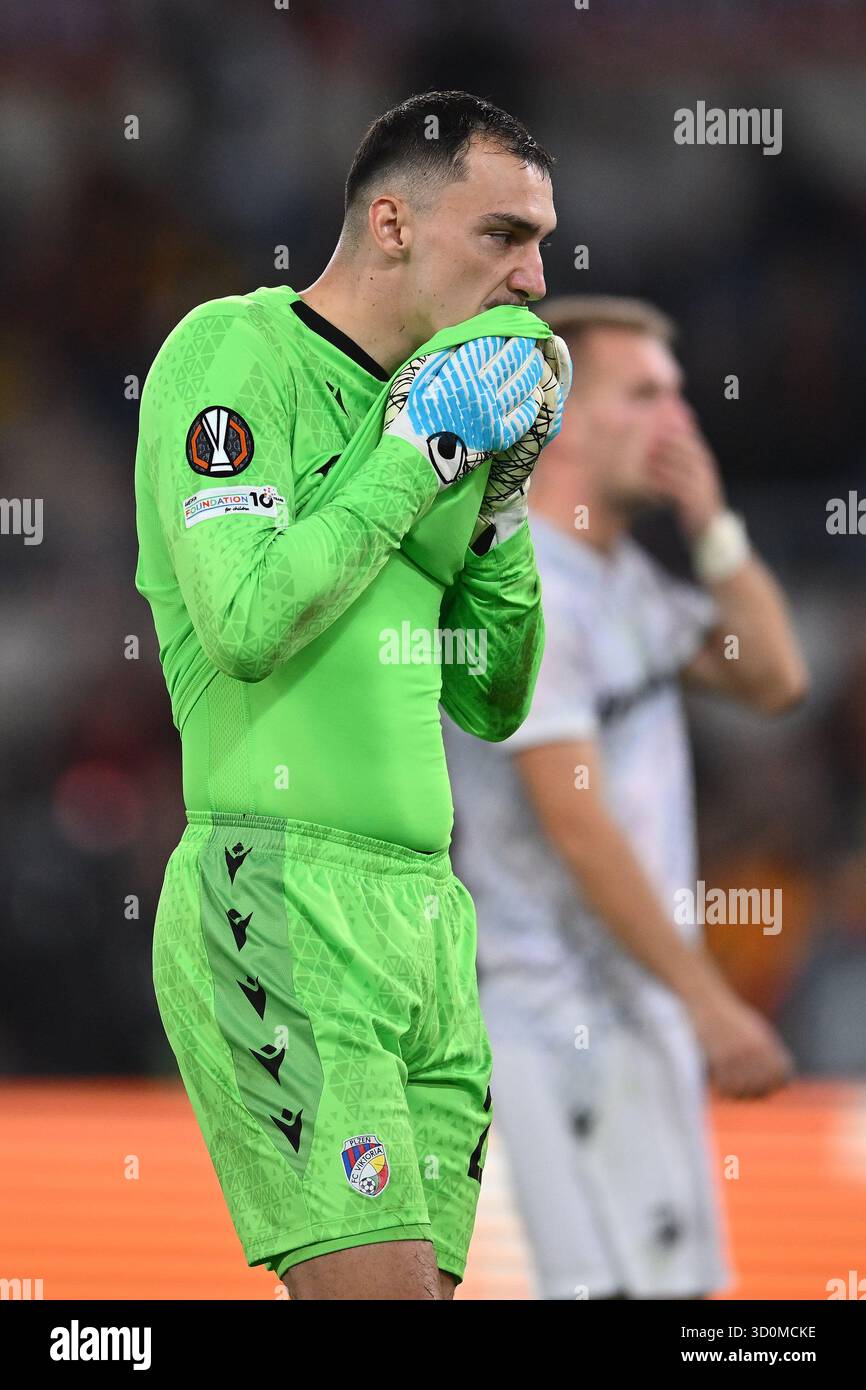 Martin Jedlicka of F.C. Viktoria Plzen is in action during the UEFA ...