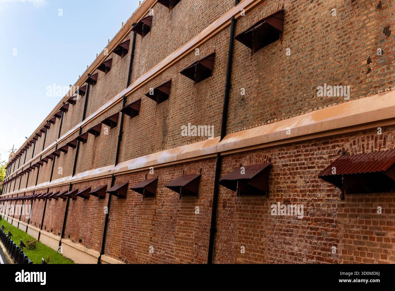 historic cellular jail andaman national monument exterior daytime image ...