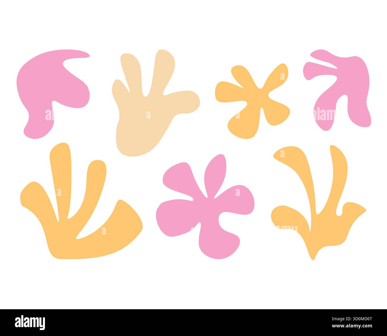 Bright color chaotic shapes Stock Vector Images - Alamy