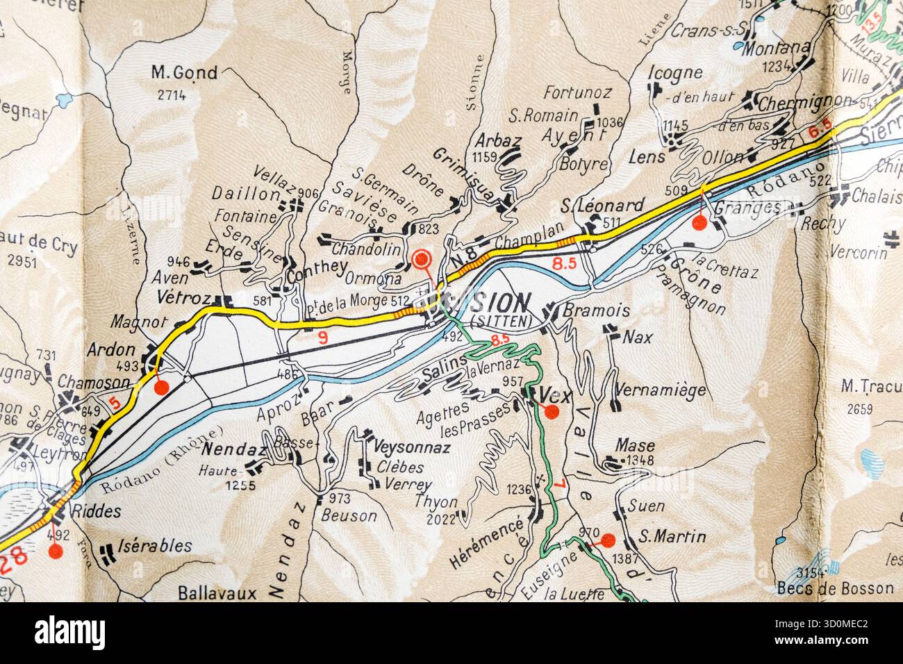 Archival canton map hi-res stock photography and images - Alamy