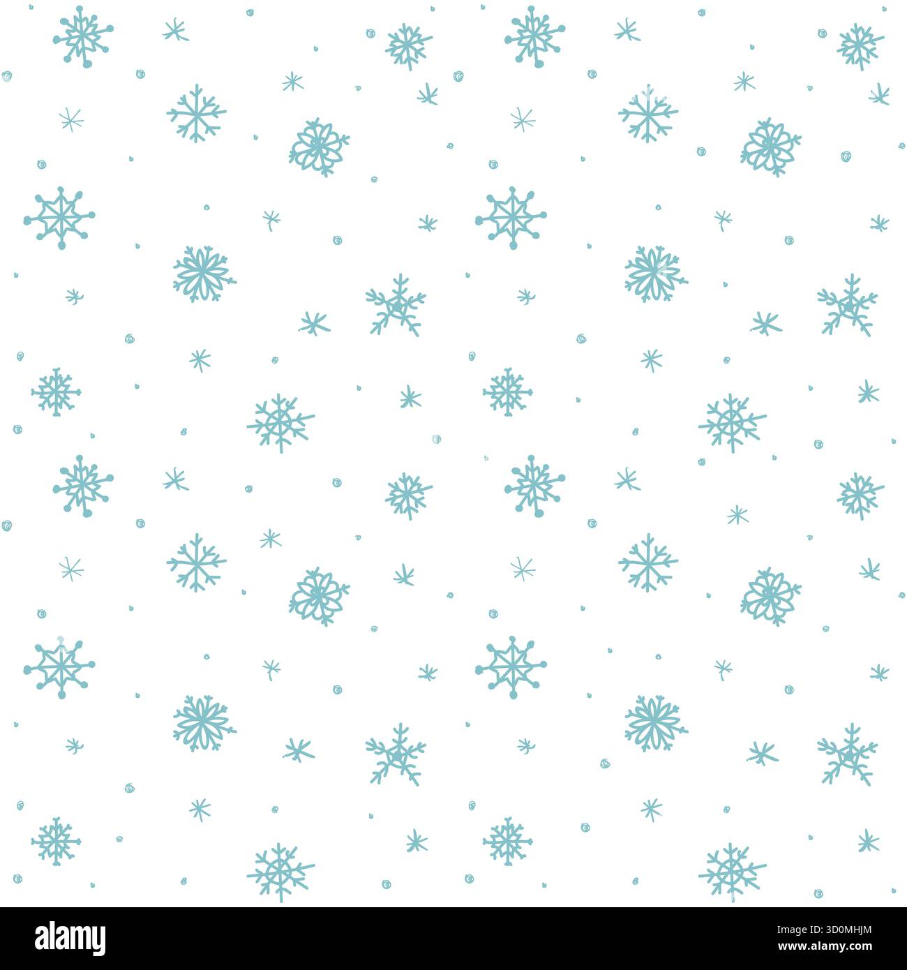 Flakes snow falling on Cut Out Stock Images & Pictures - Alamy