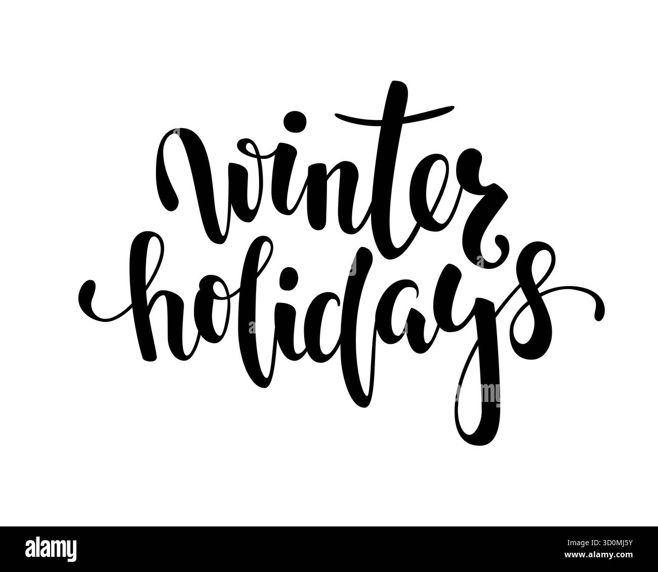 Vintage winter background invitations Black and White Stock Photos ...