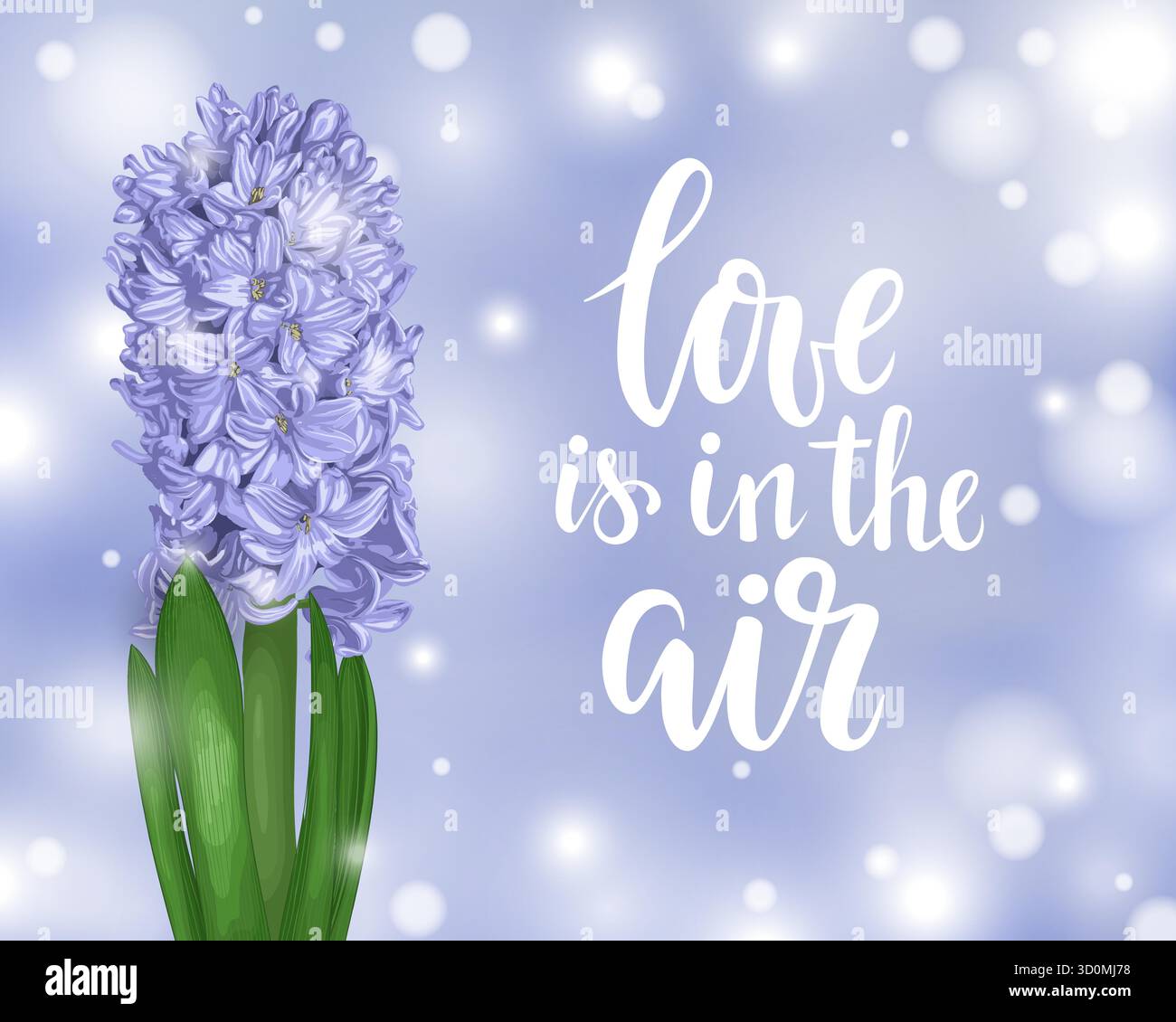 Fresh beautiful purple blooming Stock Vector Images - Alamy