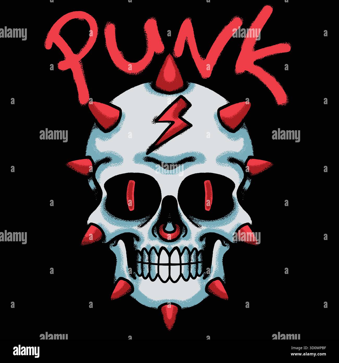 Star retro punk design Stock Vector Images - Alamy