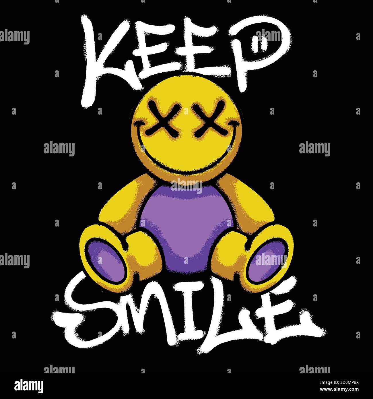 Skeleton smile face shirt Stock Vector Images - Alamy