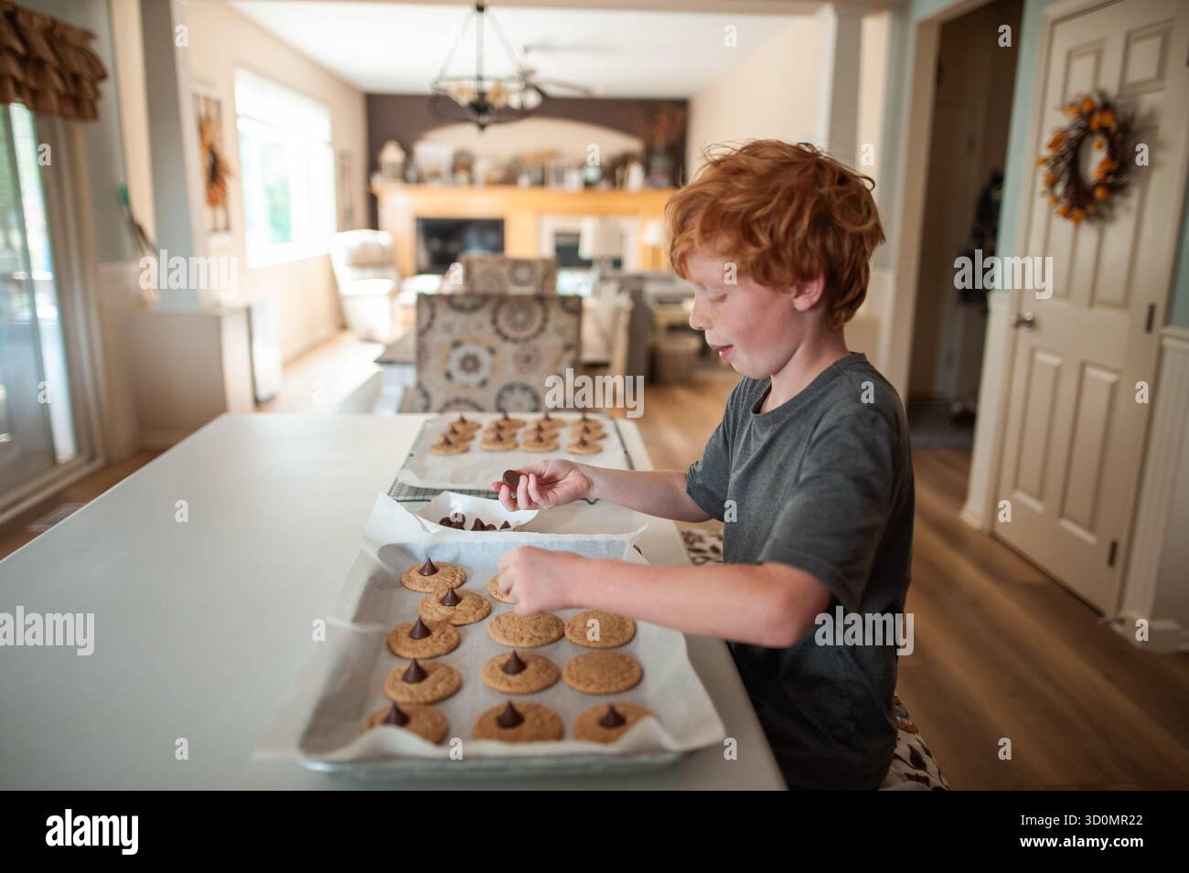 Sweet childhood moment baking hi-res stock photography and images - Alamy