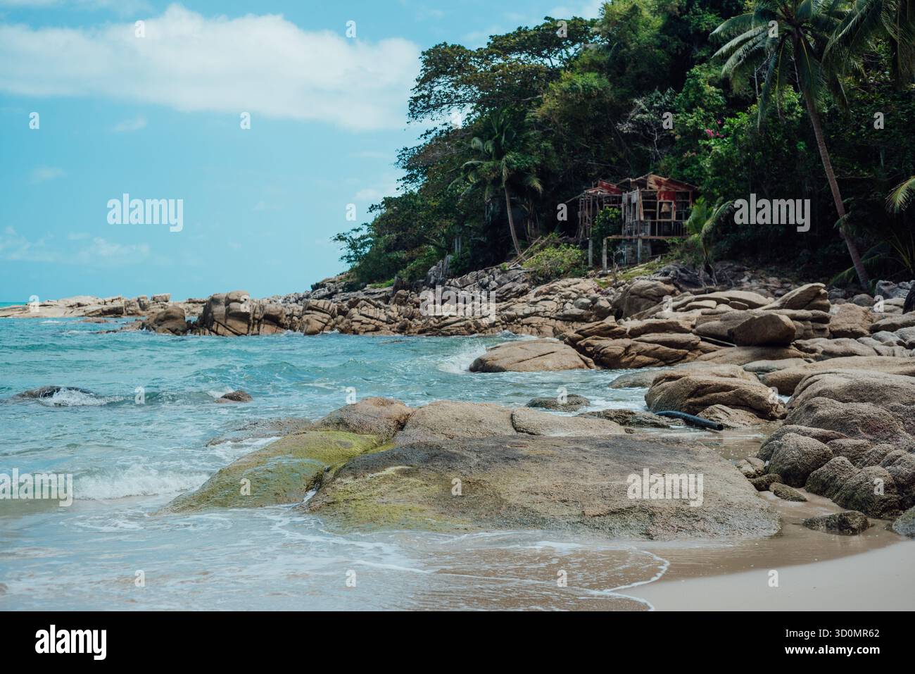 Haad Thong Reng – Hidden Beach near Haad Than Sadet, Koh Phangan Stock ...