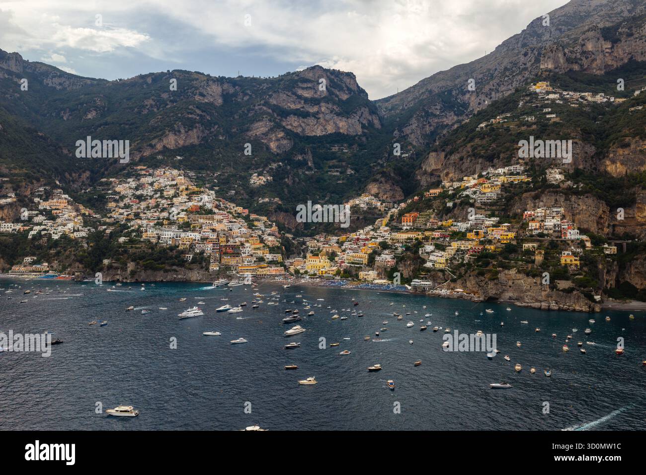 Landscape cascade positano village hi-res stock photography and images ...