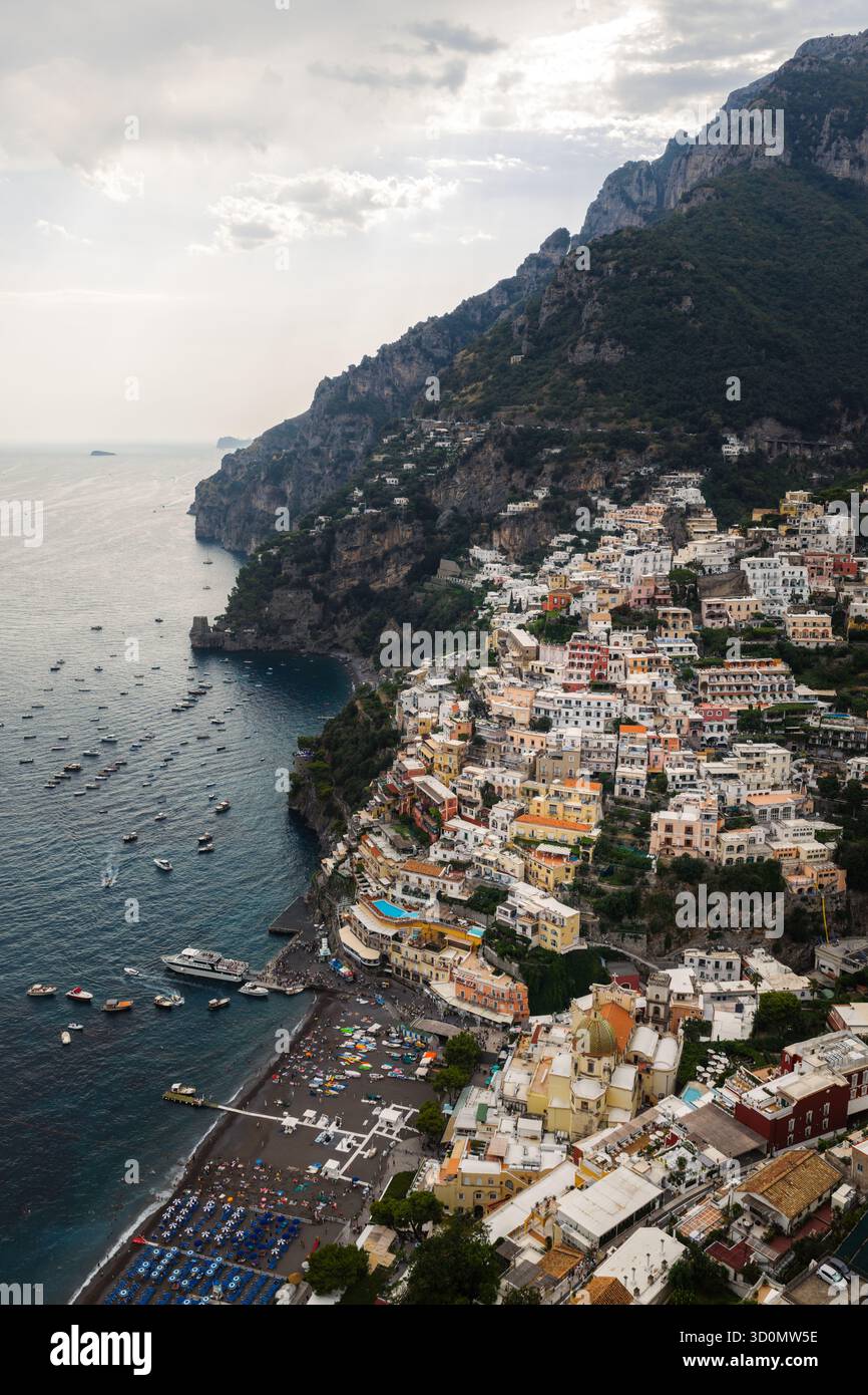 Landscape cascade positano village hi-res stock photography and images ...