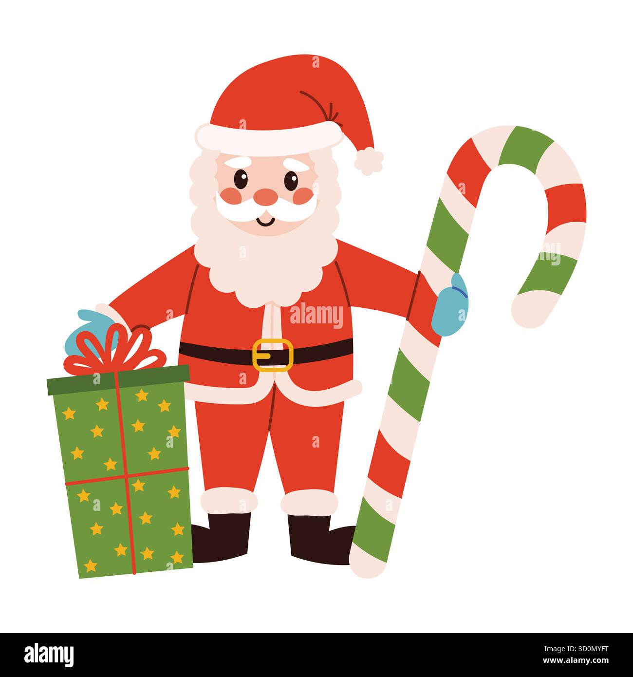 Christmas candy holds in Cut Out Stock Images & Pictures - Alamy