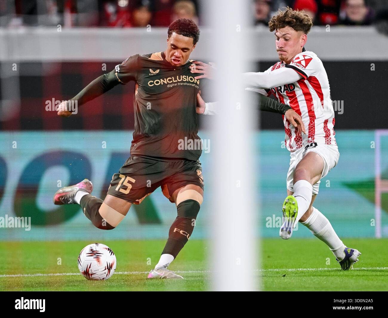 Freiburg Im Breisgau, Germany. 23rd Oct, 2025. Soccer: Europa League ...
