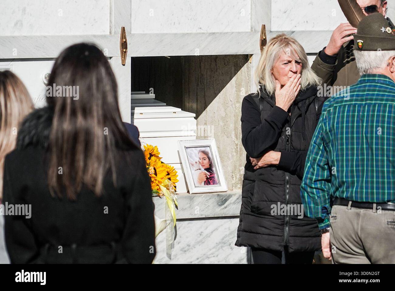 Strozza, Italy. 24th Oct, 2025. STROZZA (BERGAMO) - Funeral of Pamela ...