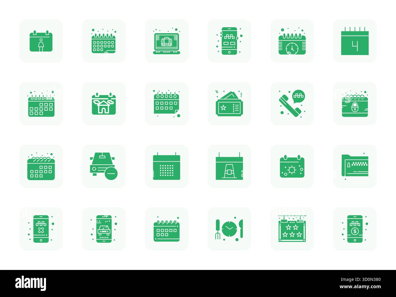 Carefully curated 24 Filled vector icons for Booking, featuring Retina ...
