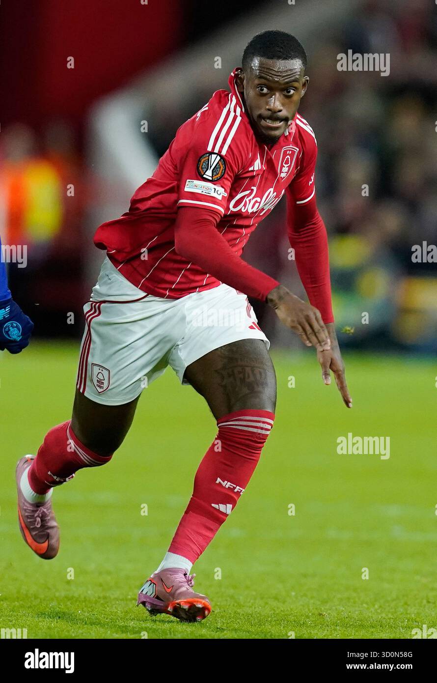 Nottingham, England, 23rd October 2025. Callum Hudson-Odoi of ...