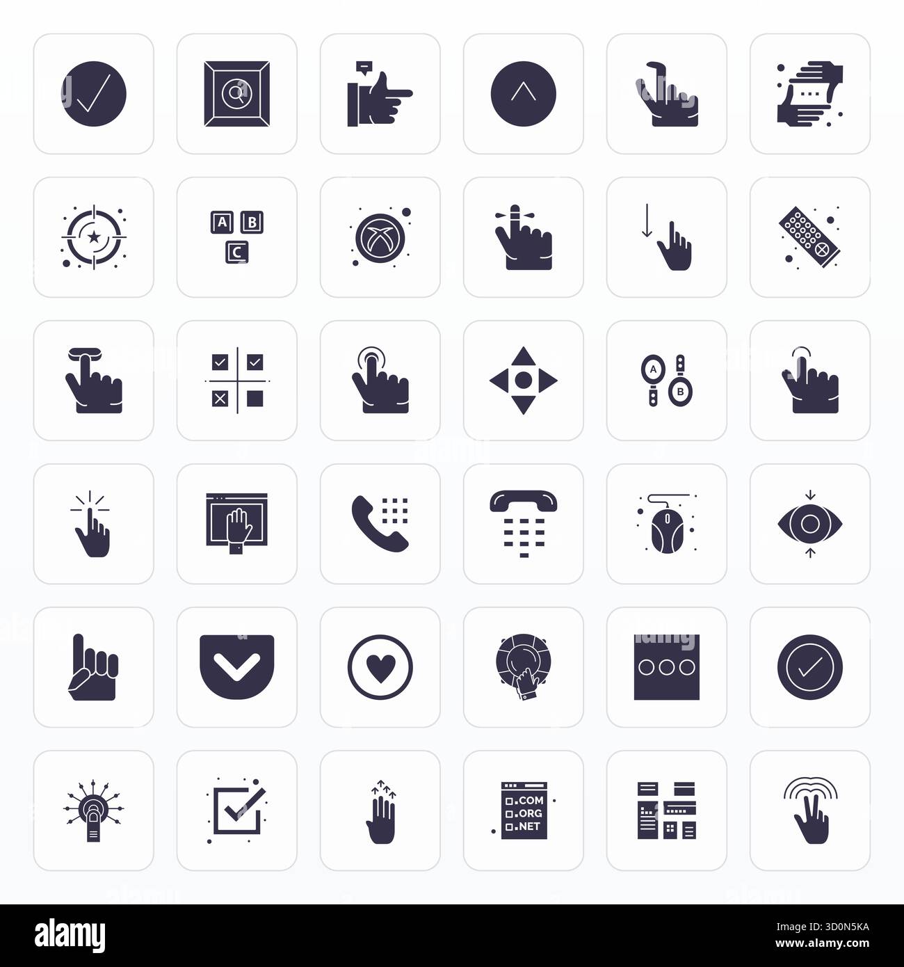 Exceptional collection of 36 Glyph vector icons for Select, delivered ...