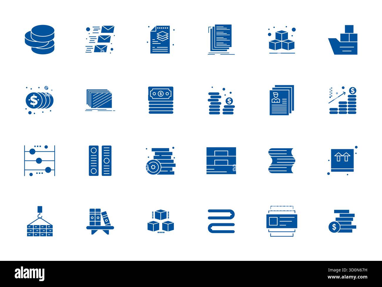 Download 24 scalable Filled vector icons designed for Stack, featuring ...