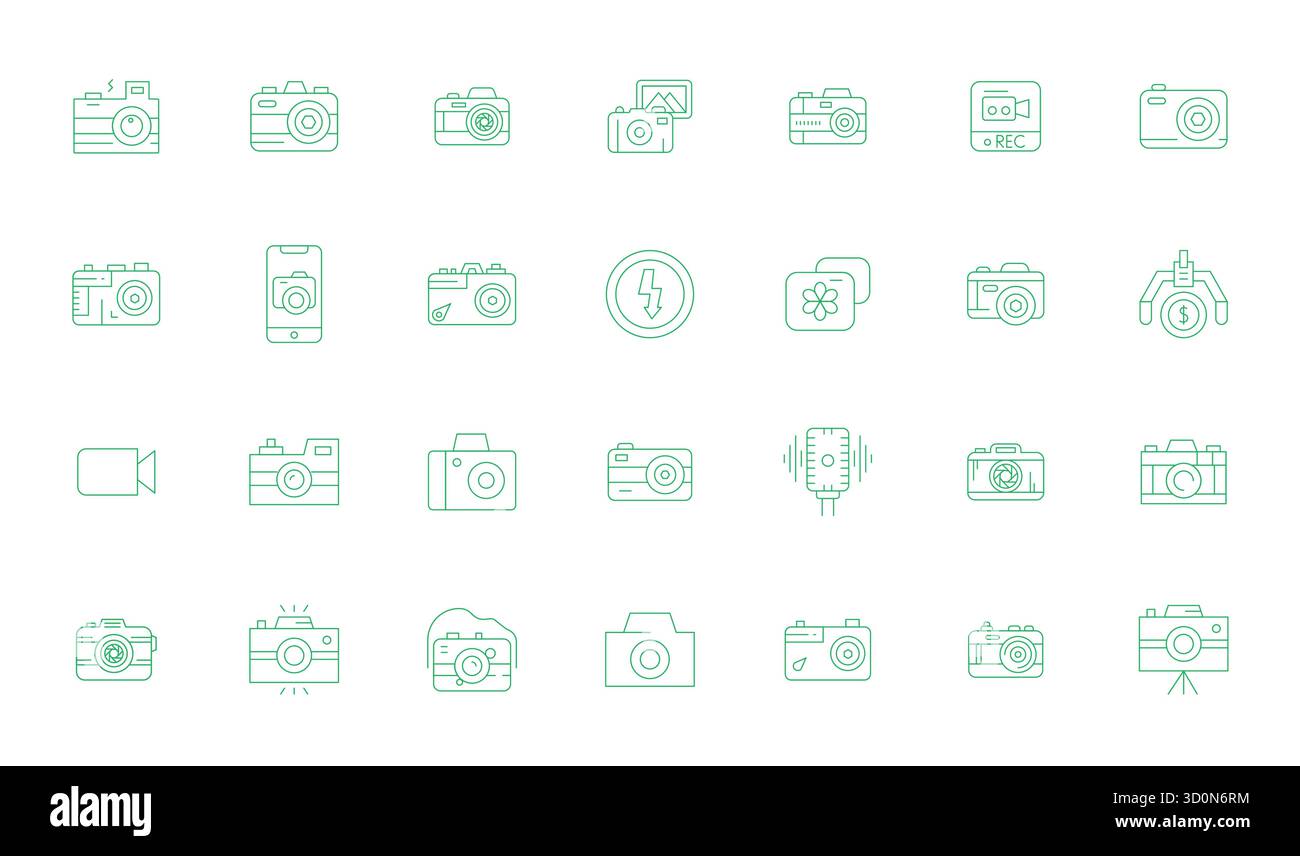 Expertly designed 28 Thin Line Detail Enhanced vector icons for Capture ...