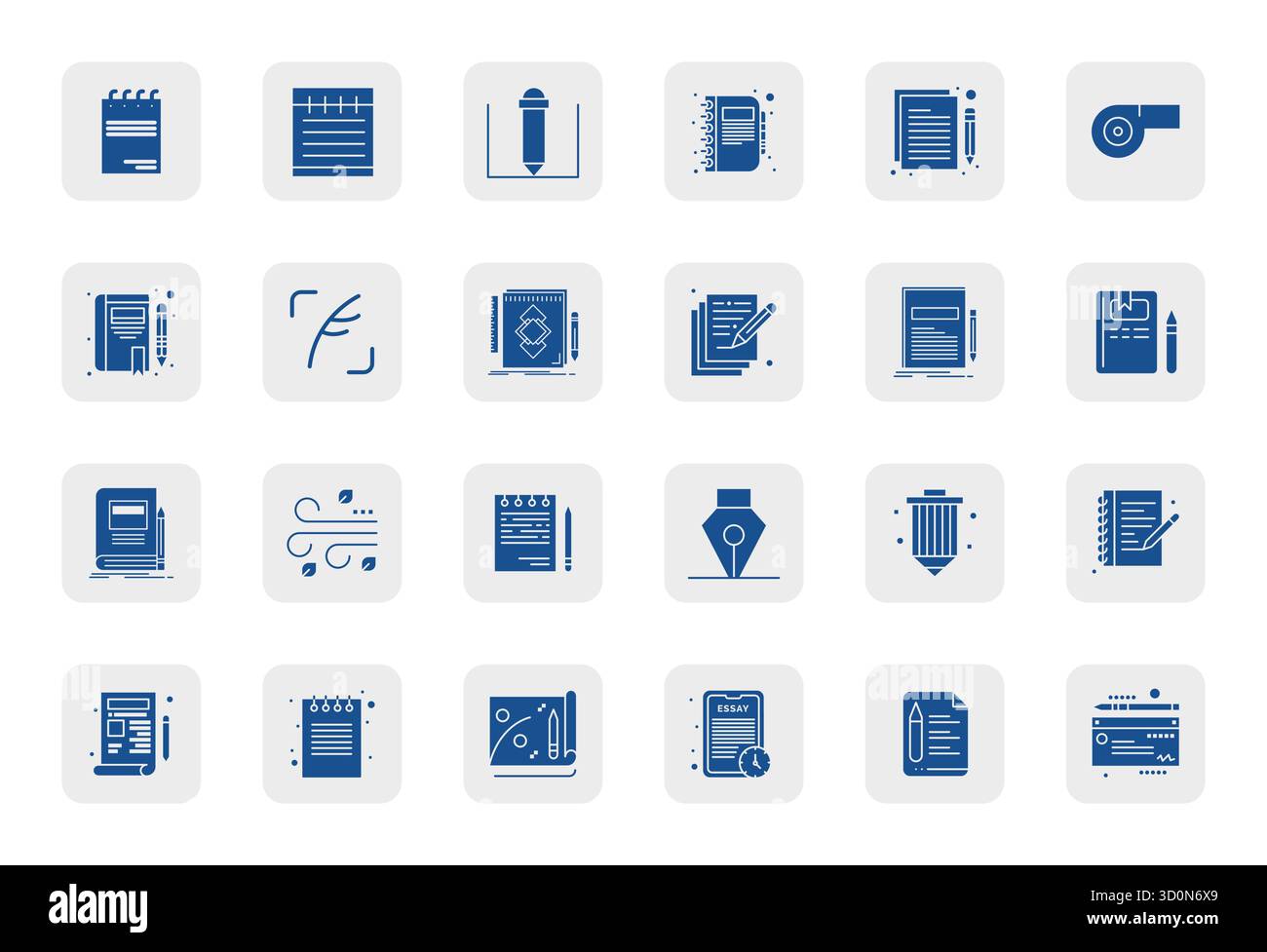 Collection of 24 Filled Display Perfect vector icons for Draft ...