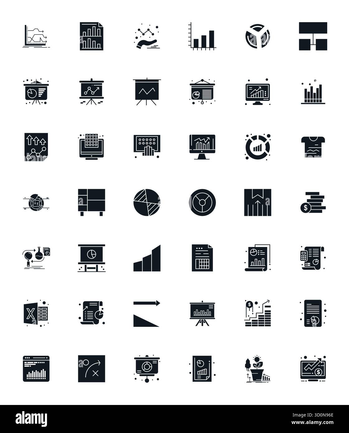 This Chart vector icon pack includes 42 Filled designs in 128x128 ...