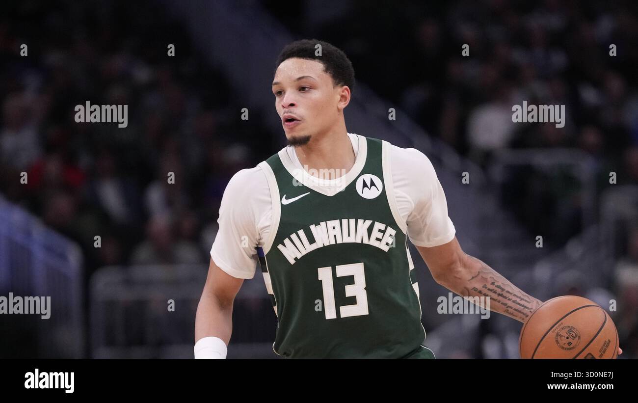 Milwaukee Bucks' Ryan Rollins during the second half of an NBA ...