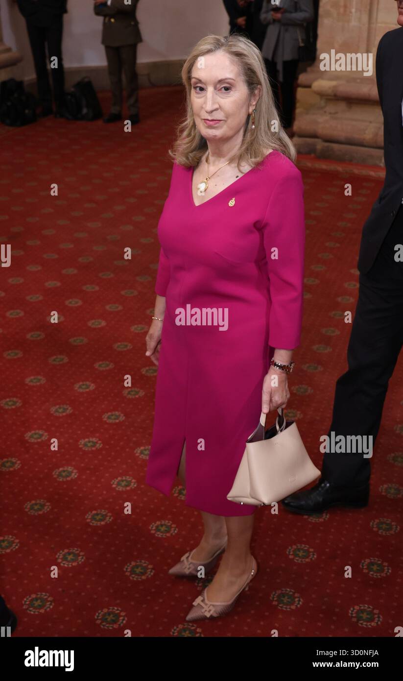 Ana Pastor during the reception of the Princess of Asturias 2025 ...