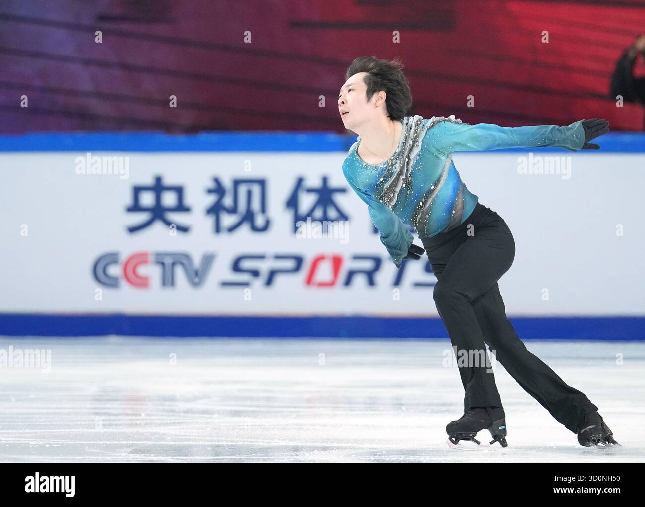 Boyang JIN of China performs during the Men's Short Program at the Cup ...