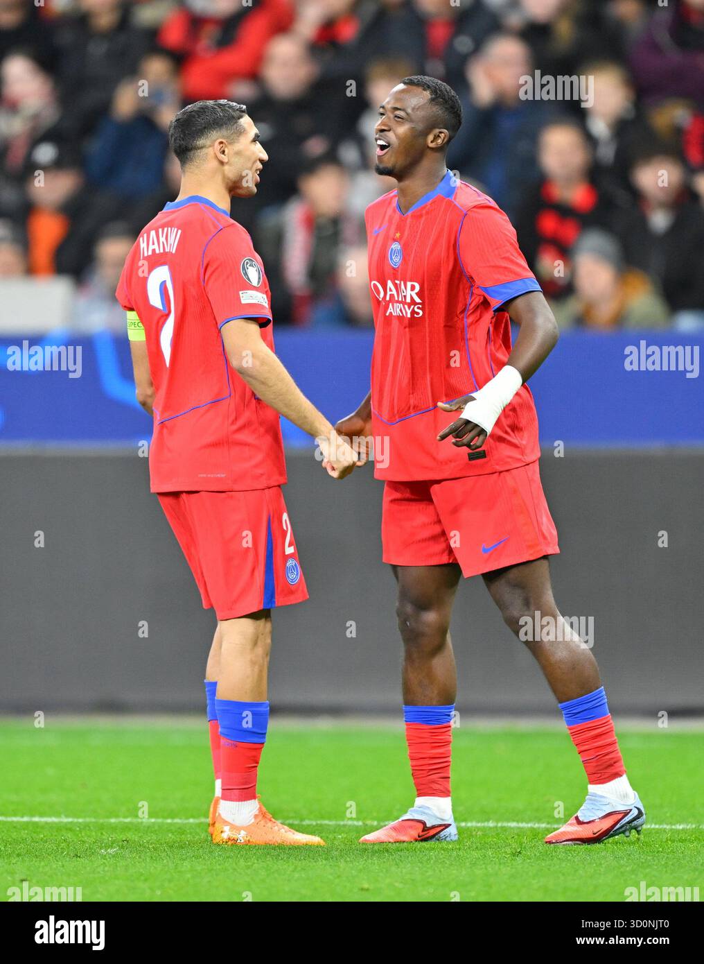 0:1 Goal, celebration, from the left Achraf Hakimi, goal scorer Willian ...