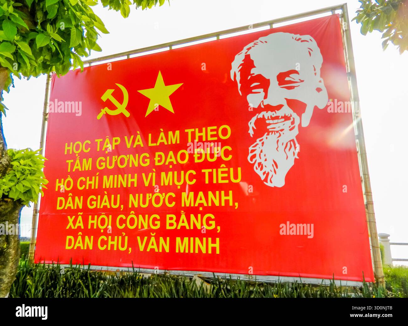 Communist propaganda red billboards hi-res stock photography and images ...