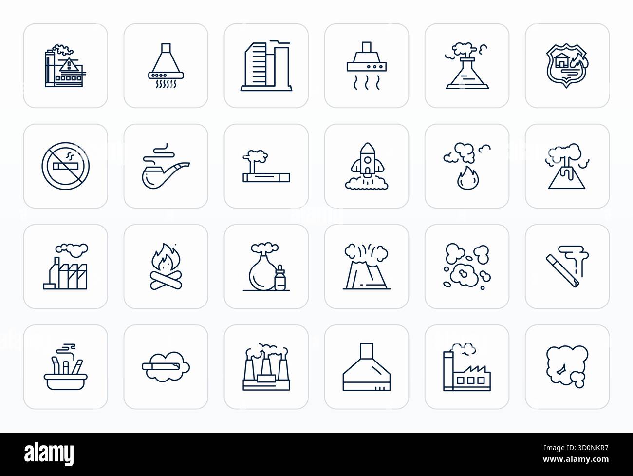 Distinctive pack of 24 PIXEL Perfect vector icons inspired by Smoke ...