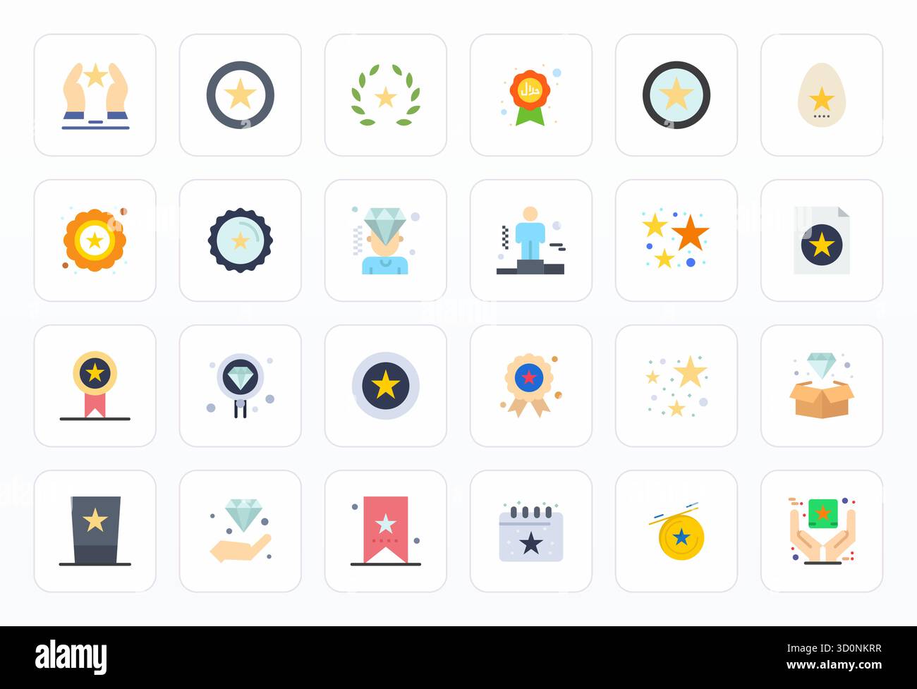 Premium collection of 24 Flat vector icons for Exceptional ...