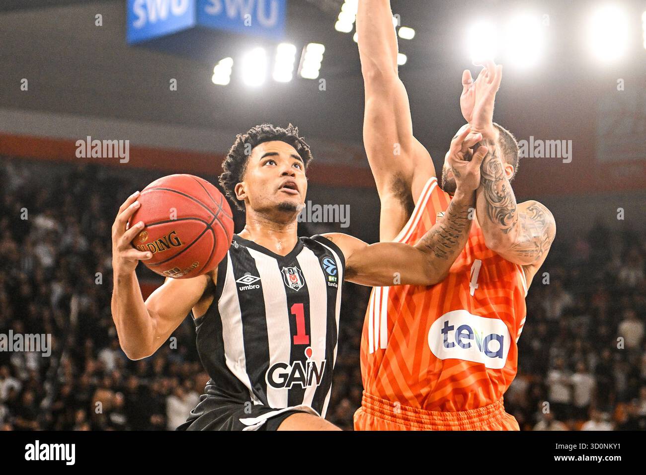 21.10.2025, ratiopharm arena, Neu-Ulm, GER, EuroCup, ratiopharm Ulm vs ...