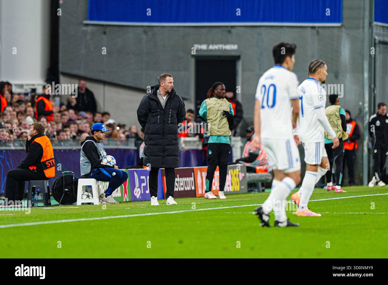 Jacob Neestrup (FC Kopenhagen, Trainer) DEN, FC Kopenhagen vs. Borussia ...