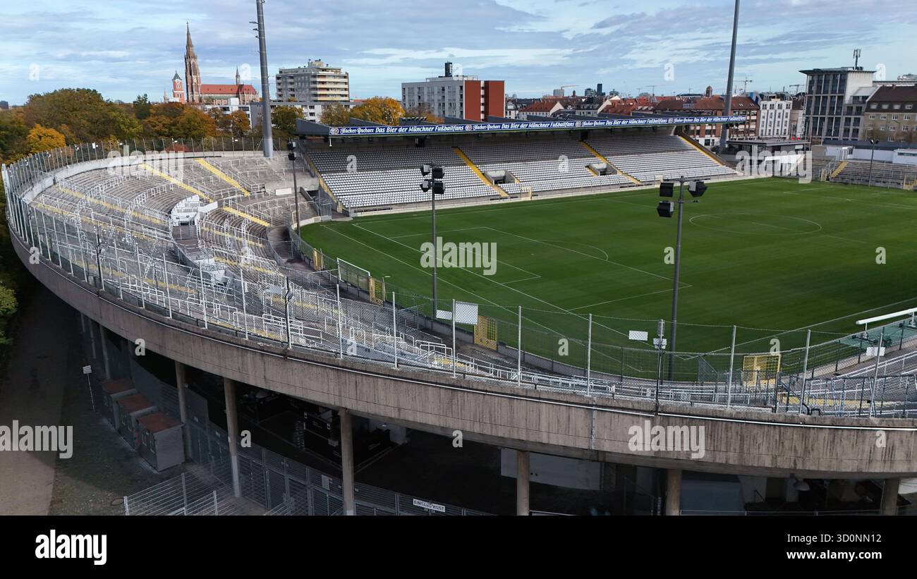 Hier im Bild das Städtische Stadion an der Grünwalder Strasse ...